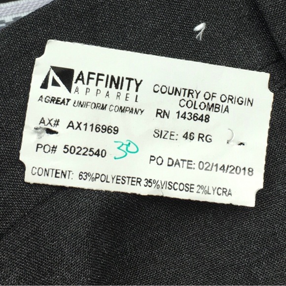 Affinity | Pants | Nwt Mens Affinity Apparel Uniform Dress Pant Size ...